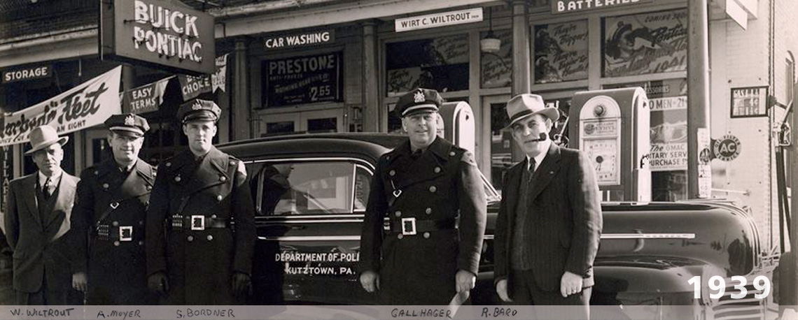Department of Police, 1939 - Kutztown Borough Police
